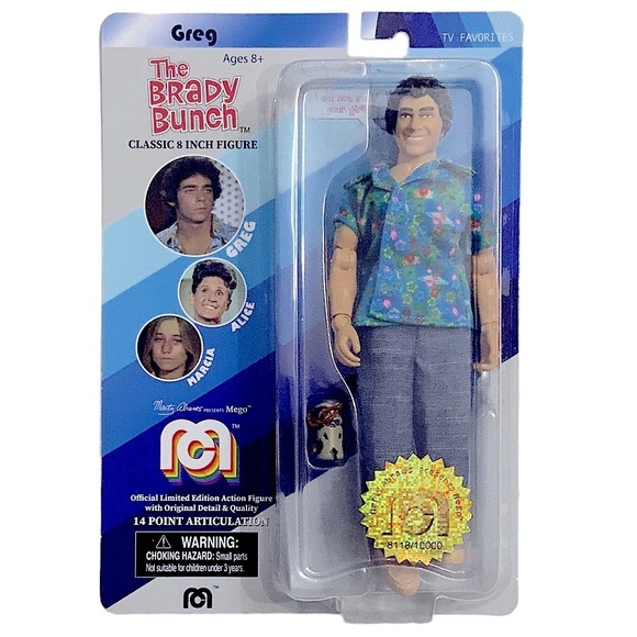 Brady Bunch Mego | Toys | Brady Bunch Greg Brady Posable 8 In ...